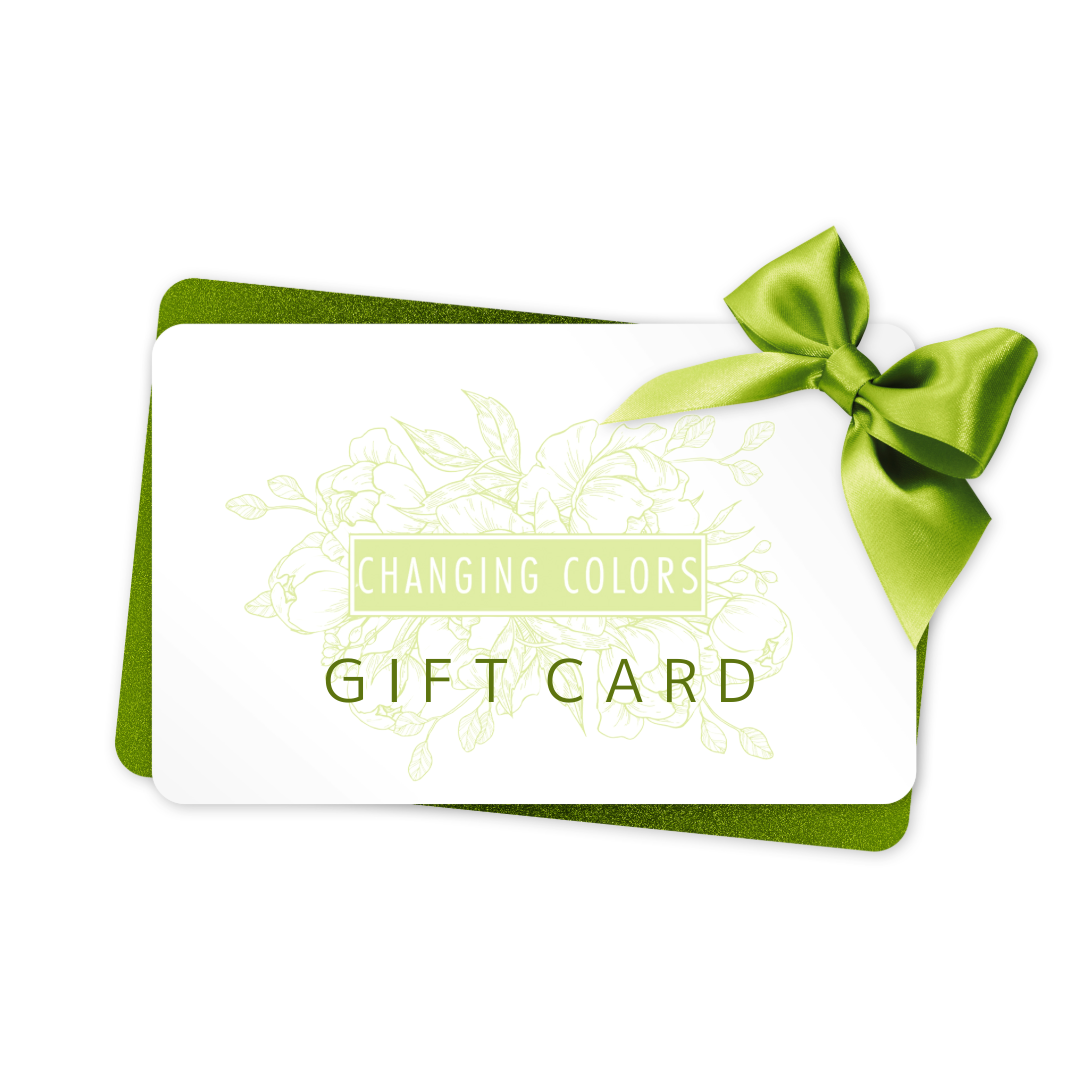 Changing Colors Gift Card Changing Colors Gift Card